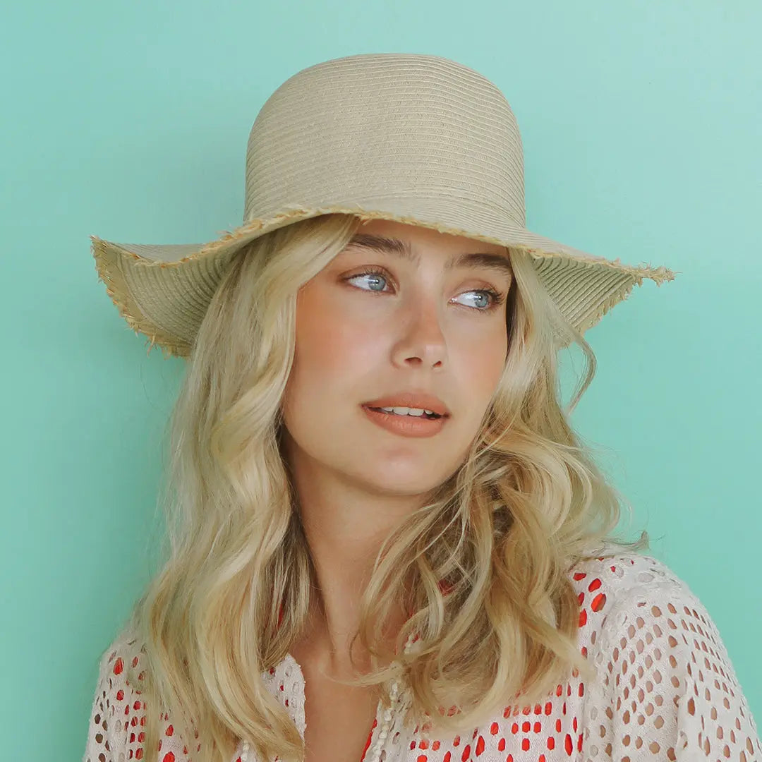 Faye Capeline | Lightweight Wide Brim Summer Hat with UV Protection ...