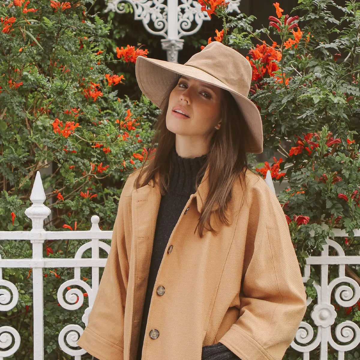 Fedora Celeste | bord large automne-hiver femme Fedora - SUNHATS EUROPE