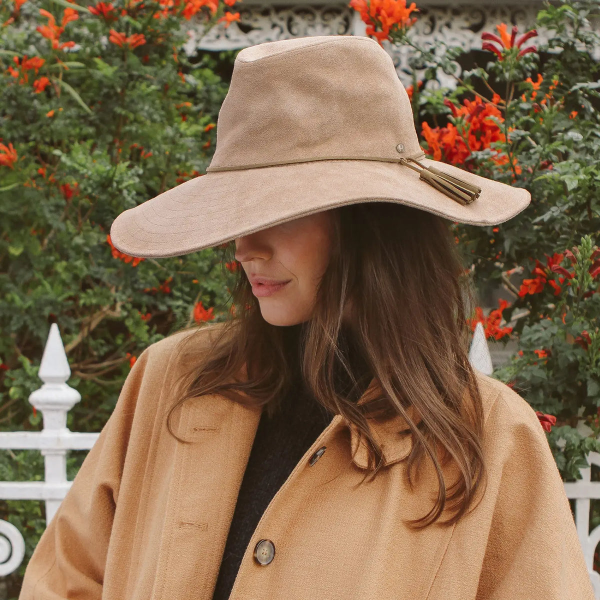 Fedora Celeste | bord large automne-hiver femme Fedora - SUNHATS EUROPE